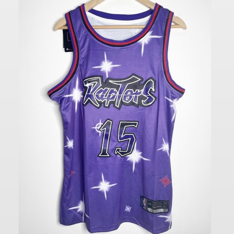 Jual JERSEY BASKET NBA FASHION EDITION TORONTO RAPTORS #15 CARTER UNGU ...