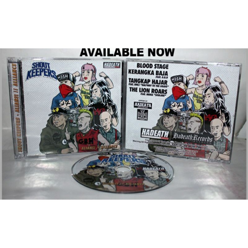 Jual CD EP ALBUM BAND SHOUT KEEPERS RELEASE HADEATH RECORDS | Shopee ...