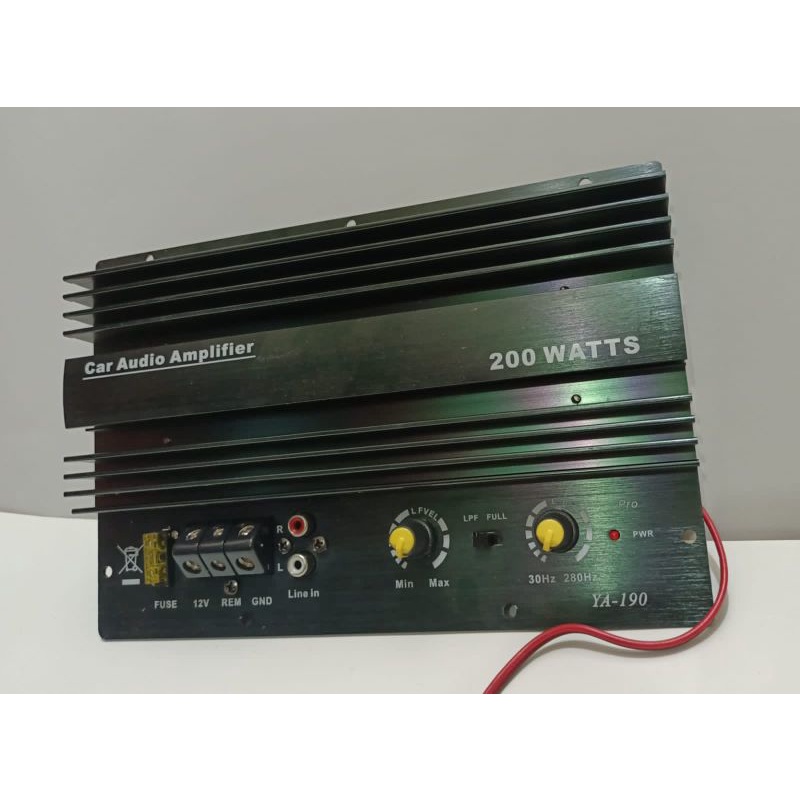 Jual power monoblock class D 12 volt 200 Watts | Shopee Indonesia