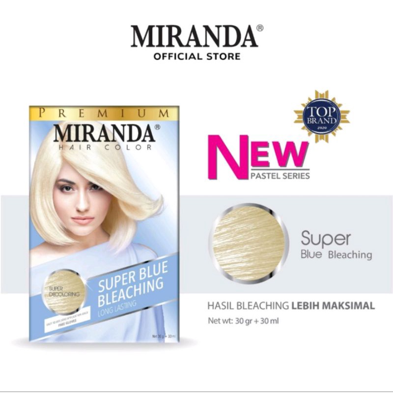 Jual Miranda super blue bleaching semir rambut bleaching | Shopee Indonesia