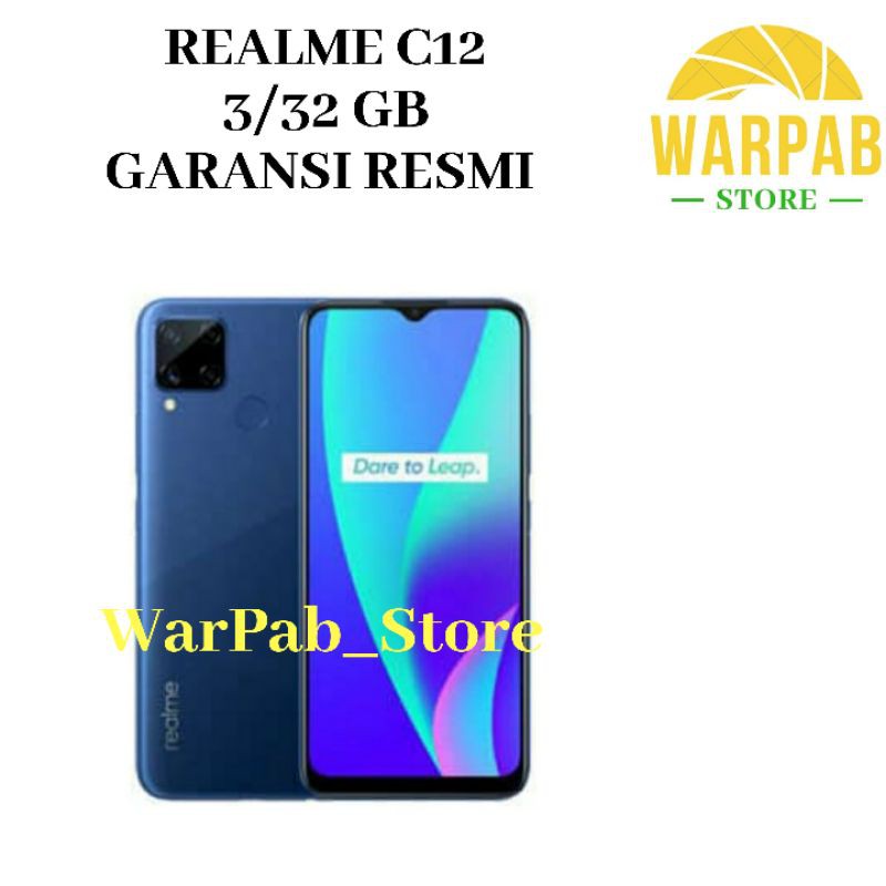 Jual HP REALME C12 3/32 GB - RILMI C 12 RAM 3GB INTERNAL 32GB REALMI ...