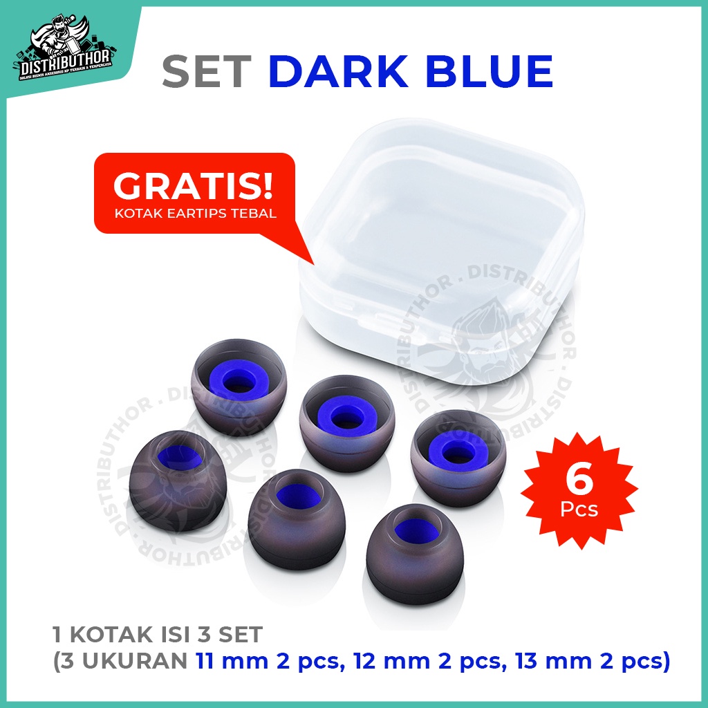 Jual Eartips handsfree karet earphone universal original aman soft ...