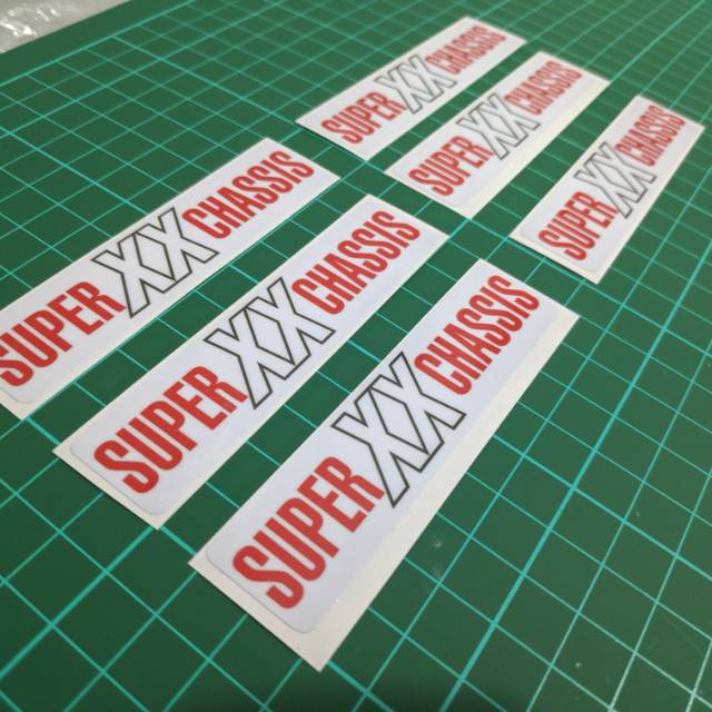 Jual Sticker Super XX Chassis Tamiya Mini 4wd | Shopee Indonesia