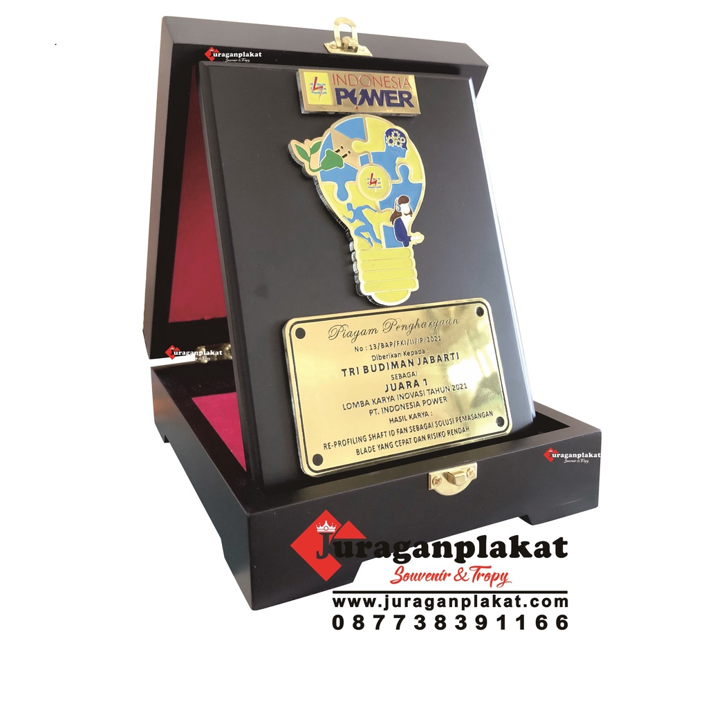 Jual PLAKAT KAYU BOX KUNINGAN PLN K53 | Shopee Indonesia