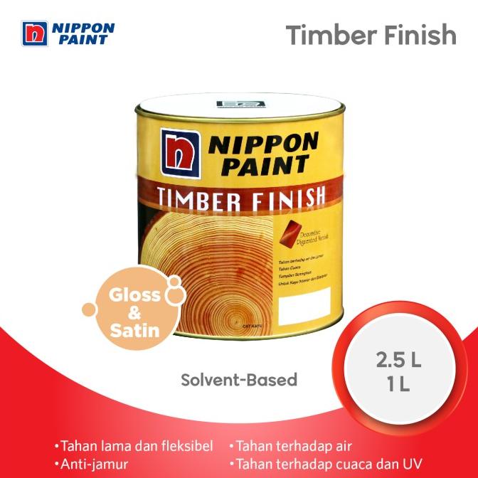 Jual TIMBER FINISH (TINTING) -1L- CAT VARNISH KAYU TRANSPARAN GLOSS ...