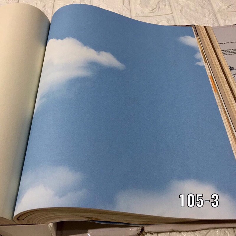 Jual Wallpaper Dinding Motif Awan Langit Biru Wallpaper Plafon | Shopee ...