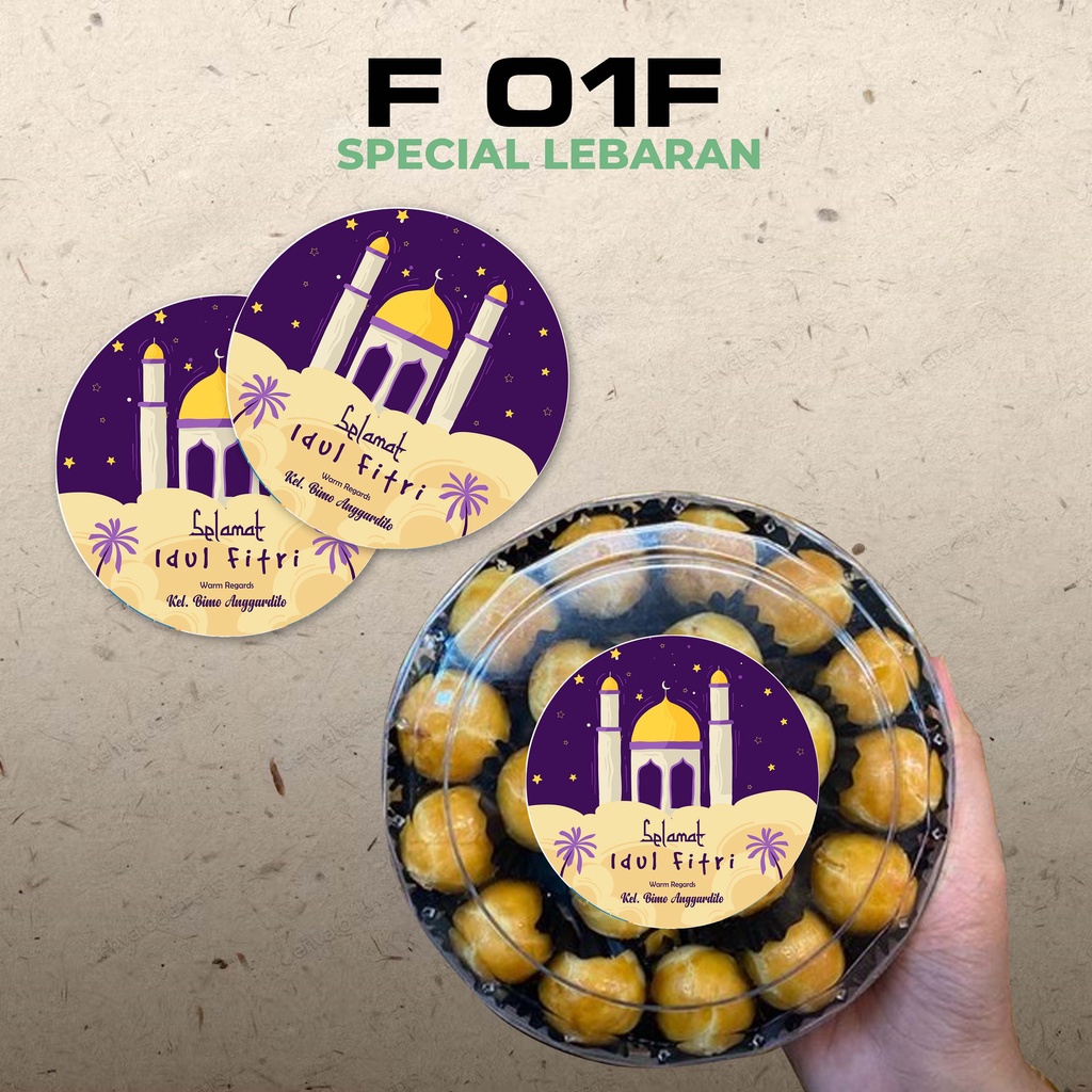 Jual Artomaringi Stiker Idul Fitri/Stiker Lebaran/Stiker Ucapan Hari ...