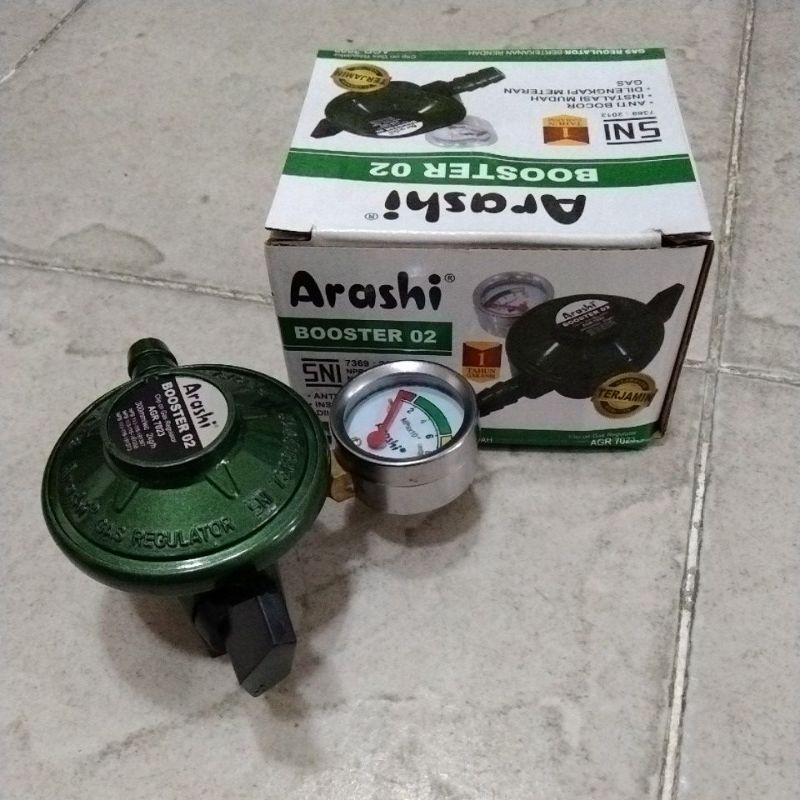 Jual Arashi Regulator Gas + Meteran di kota pontianak | Shopee Indonesia