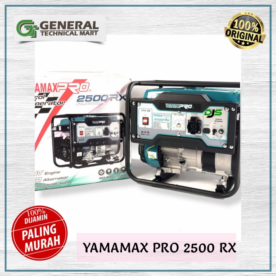 Jual GENSET YAMAMAX PRO 2500 RX 2500RX 1100 WATT GENERATOR LISTRIK | Shopee Indonesia
