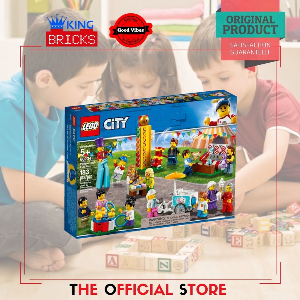Jual LEGO Original CITY 60234 People Pack Fun Fair - Mainan Anak ...