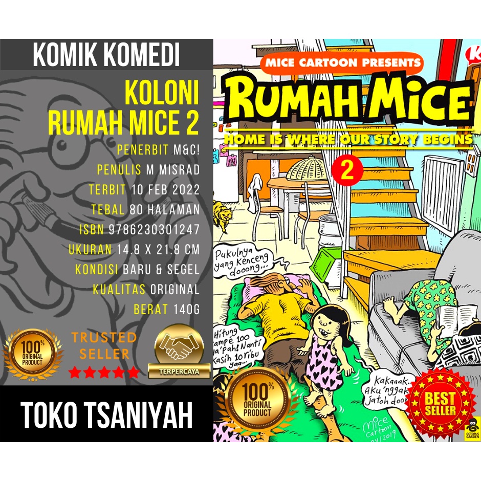 Jual Buku Komik Mice Cartoon Rumah Mice 2 Home is Where Our Story ...