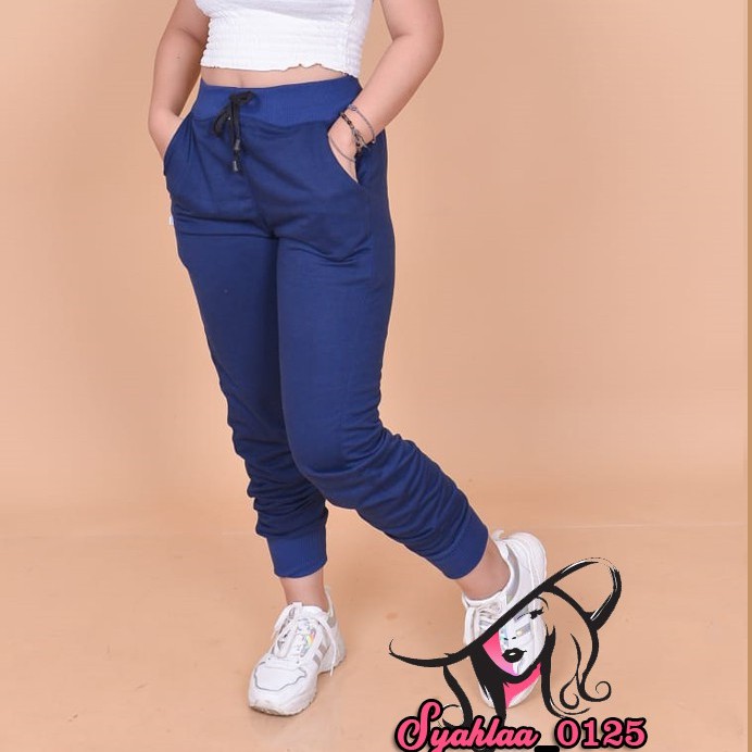 Jual Celana Training Wanita Celana training cewek jogger wanita elastis ...