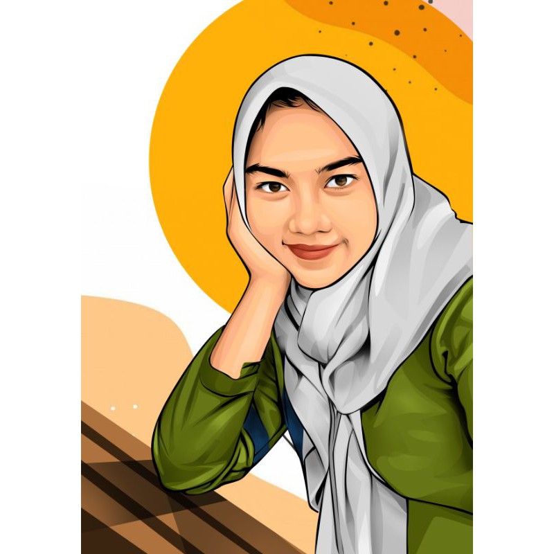 Jual Softfile Lukisan Wajah Vector Ilustrasi | Shopee Indonesia