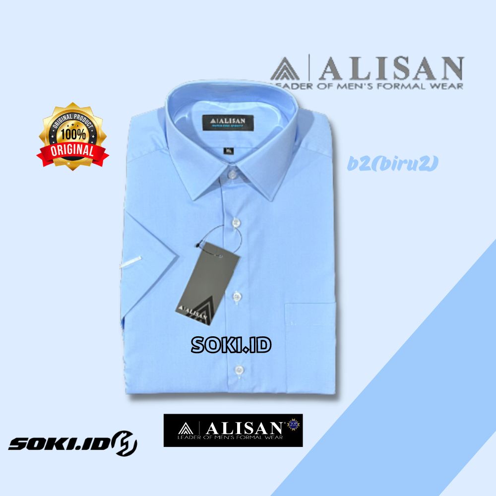 Jual ALISAN Original Kemeja Polos Lengan Pendek REGULER | Shopee Indonesia Jual ALISAN Original Kemeja Polos Lengan Pendek REGULER | Shopee Indonesia