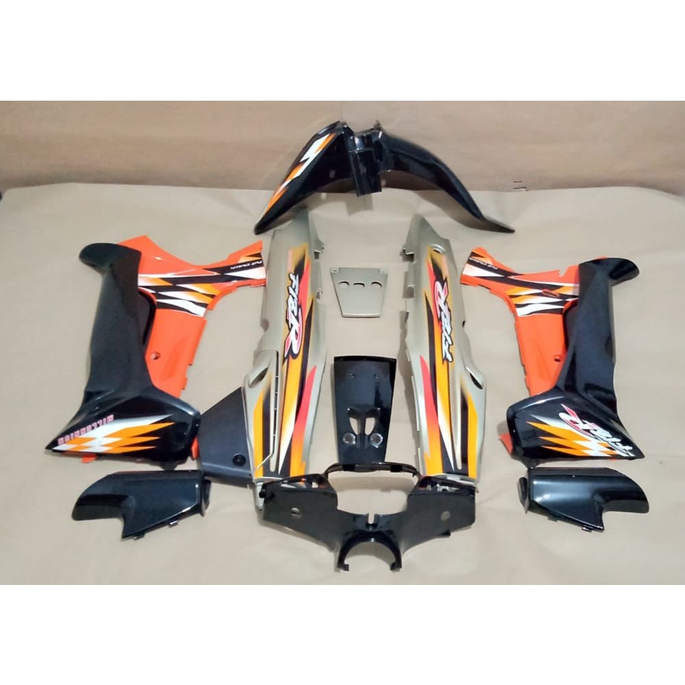 Jual Paket Bodi Fiz R Millenium Fullset, Body set Fizr Silver Orange ...