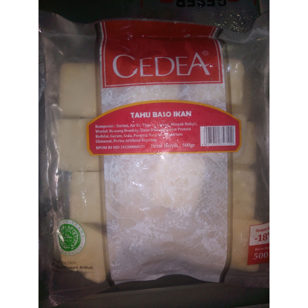 Jual Cedea Tahu Baso Ikan 500 gram | Shopee Indonesia