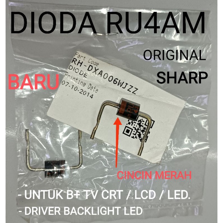 Jual DIODA RU4 RU4A RU4AM ORIGINAL SHARP | Shopee Indonesia