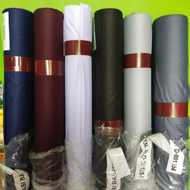 Jual kain spun poly | kain polyster haramain thobe rol | Shopee Indonesia