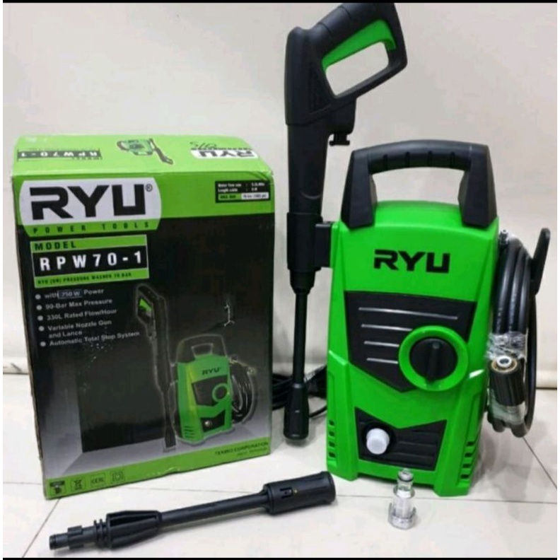 Jual Mesin Steam Cuci Mobil Jet Cleaner Tekiro RYU RPW 70-1 70 Bar | Shopee Indonesia