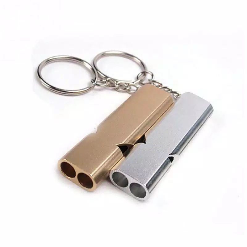 Jual Peluit survival alumunium 2 lubang | Shopee Indonesia