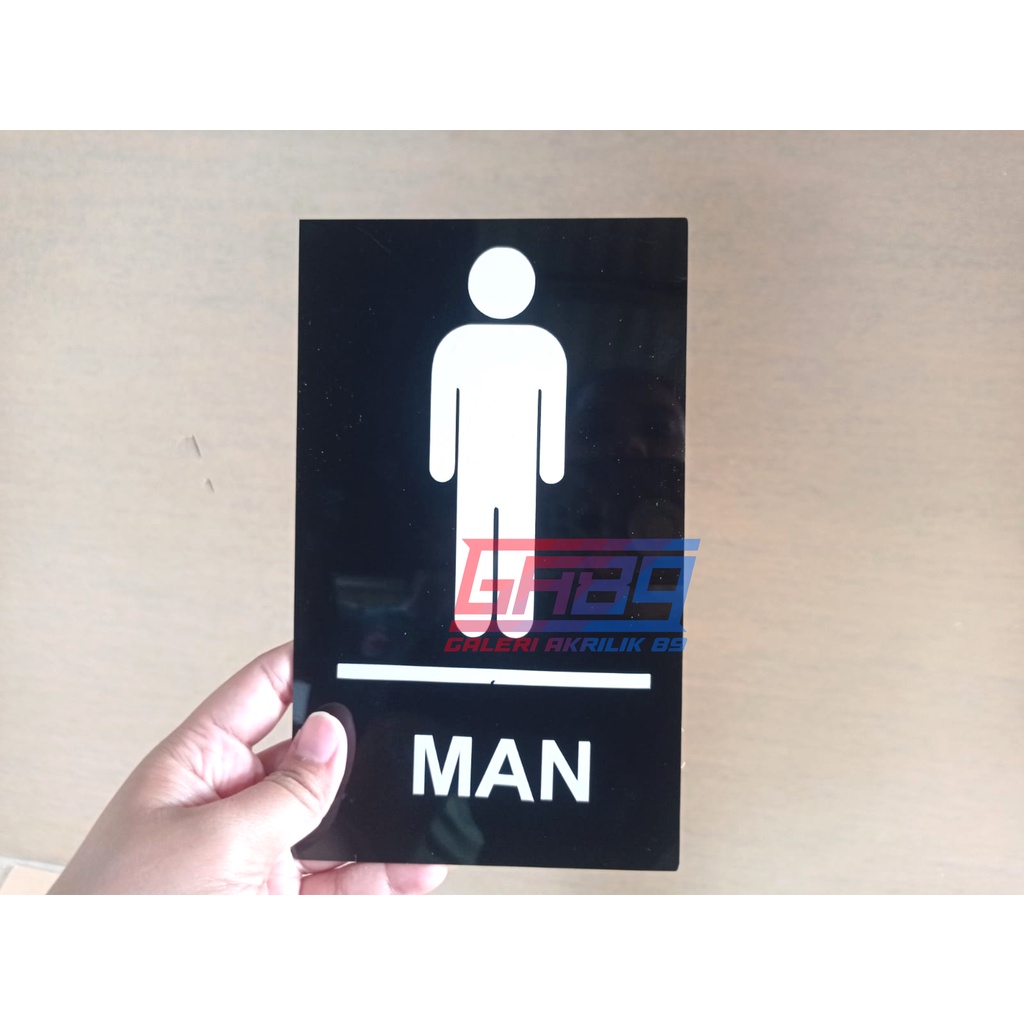 Jual Man and Woman sign | Logo pintu toilet sign system wc | Shopee ...