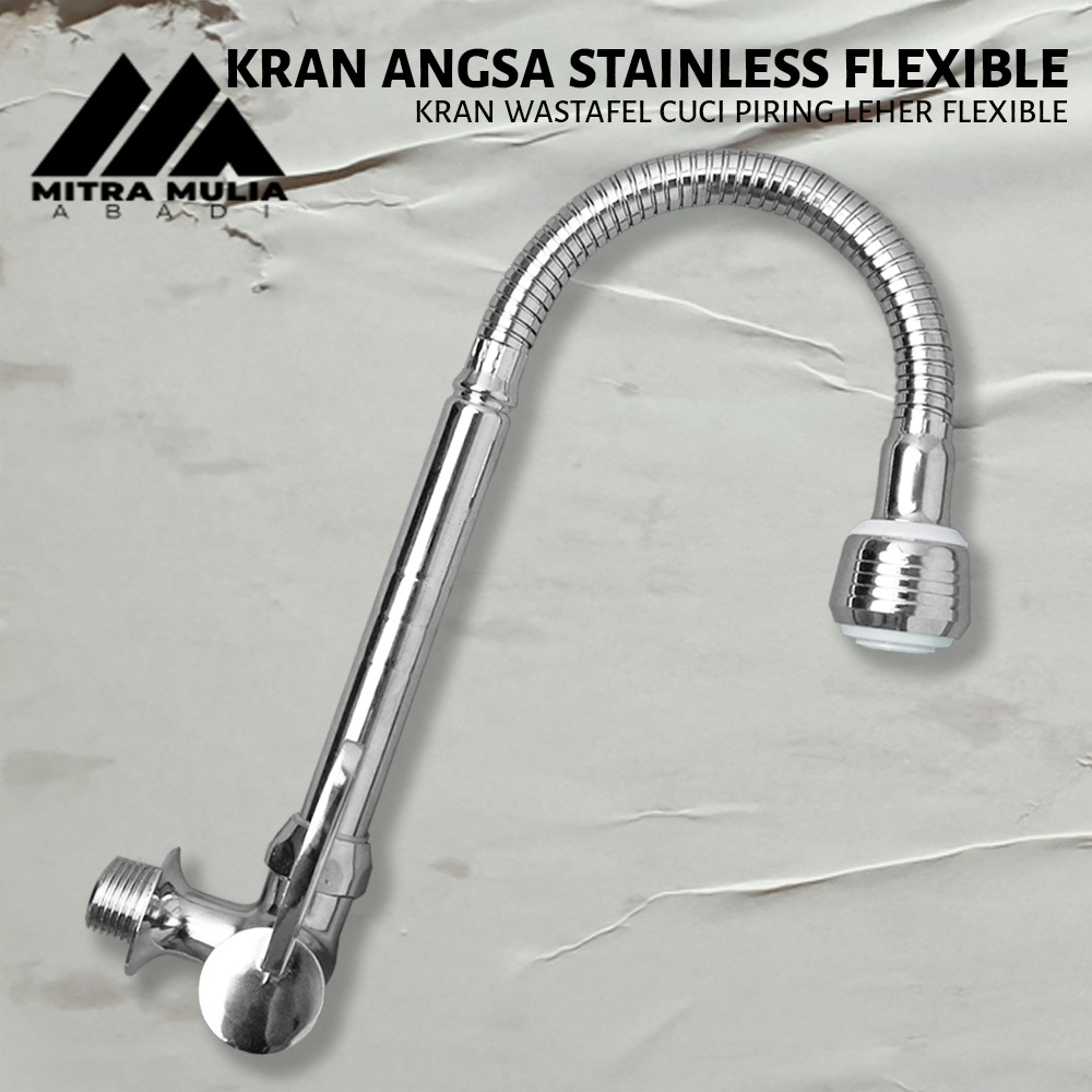 Jual Kran Angsa Flexibel Stainless / Keran Cuci Piring | Shopee Indonesia
