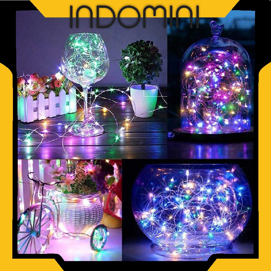 Jual INDOMINI Lampu Tumblr Kawat Mini 1 2 3 5 Meter Lampu Hias Dekorasi ...