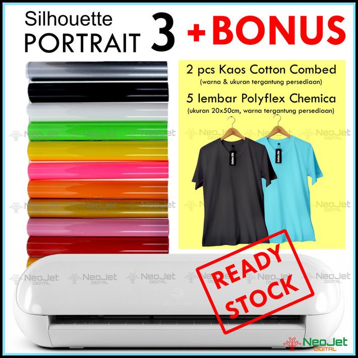 Jual Mesin Cutting Sticker Stiker Sablon Silhouette Cameo Mini Portrait ...