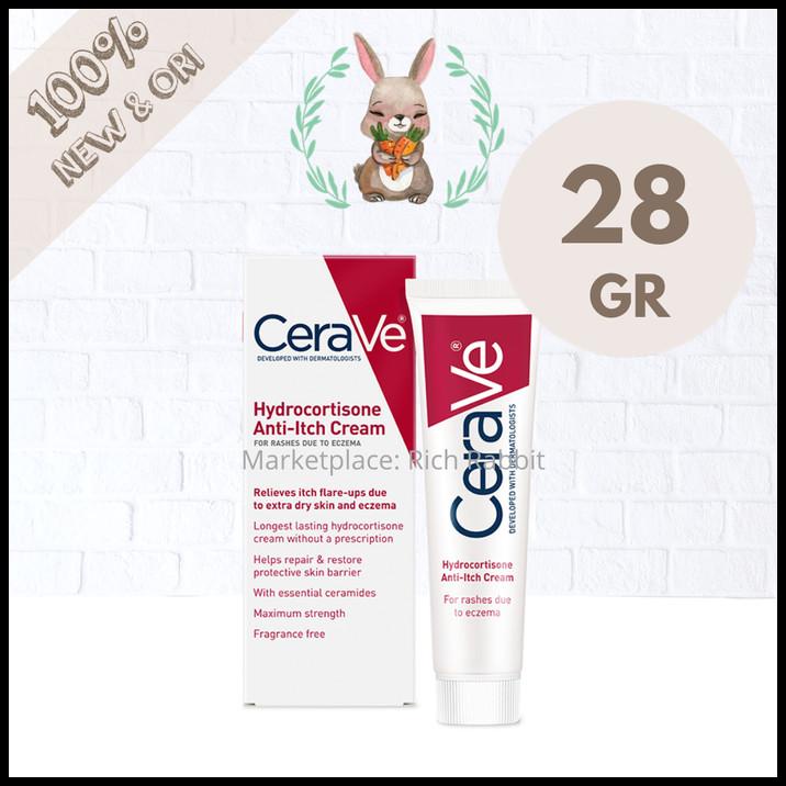 Jual Cerave Anti-Itch Cream For Eczema Rashes Dry Skin Itch 28 Gr ...