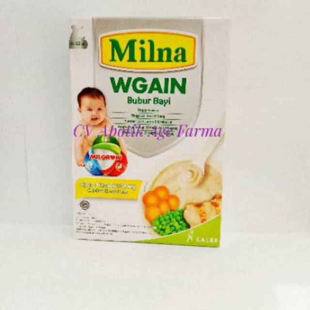 Jual Milna Wgain 6+ Ayam Kacang Polong 120 g atau gram (Kalbe Farma ...