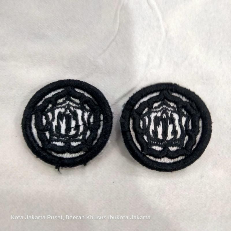Jual LOGO BORDIR MONOGRAM SATPAM KERAH MOTIF TIMBUL | Shopee Indonesia