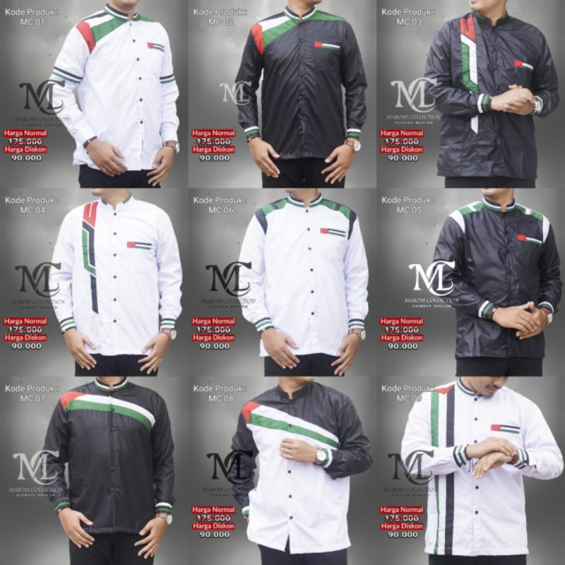 Jual baju Koko Palestina series | Shopee Indonesia