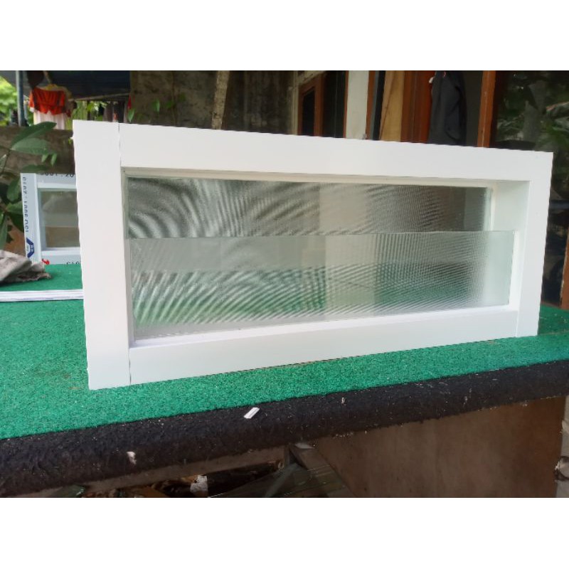 Jual kusen jendela bouven kaca mati zigzag uk L.60 x T.30 | Shopee ...