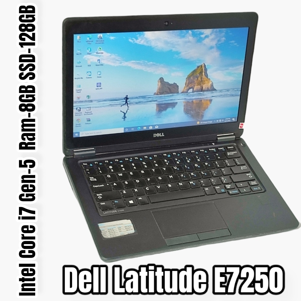 Jual Laptop Bekas Dell Latitude E7250 Core i7 Gen 5 Ram 8GB SSD 128GB ...