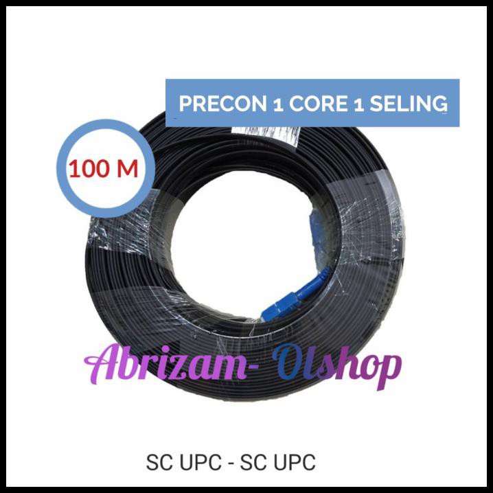 Jual Kabel Fiber Optik Precon 100 Meter 1 Core 1 Seling Sc Upc-Upc | Shopee Indonesia
