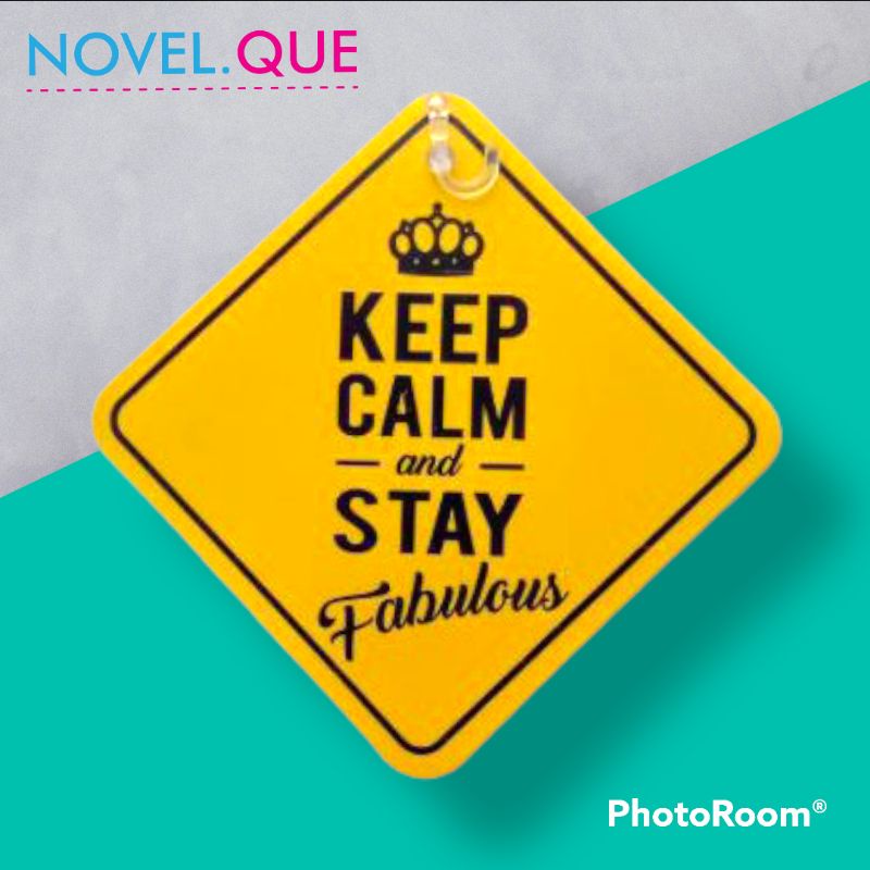Jual Signage PVC - KEEP CALM AND STAY FABULOUS | Shopee Indonesia