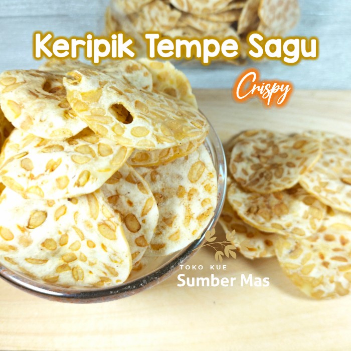 Jual KERIPIK KRIPIK TEMPE SAGU CRISPY - 150 GRAM | Shopee Indonesia