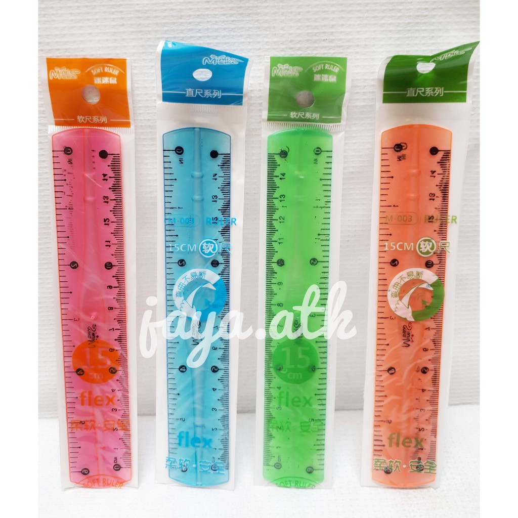 Jual Penggaris Flexible Lentur 15cm | Shopee Indonesia