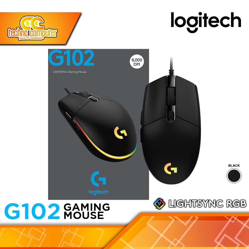 Jual LOGITECH G102 V2 Lightsync RGB - Gaming Mouse | Shopee Indonesia