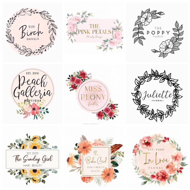 Jual BANTU DESAIN FLOWER) JASA BIKIN DESAIN LOGO OLSHOP JASA DESIGN ...