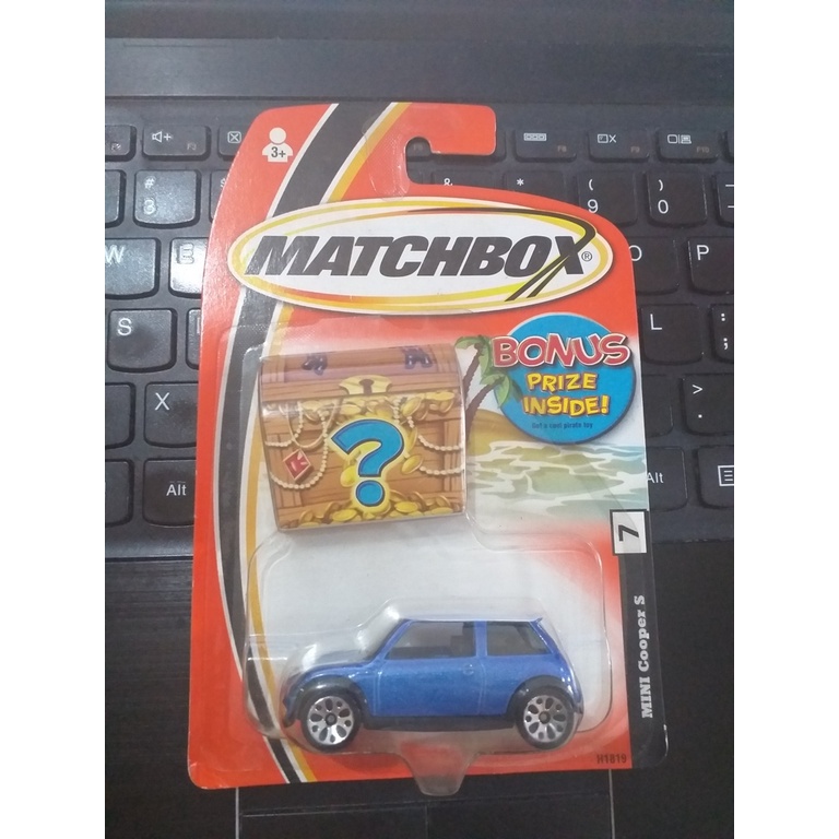 Jual MATCHBOX MBX MINI COOPER S WITH TREASURE BOX BIRU RARE | Shopee ...