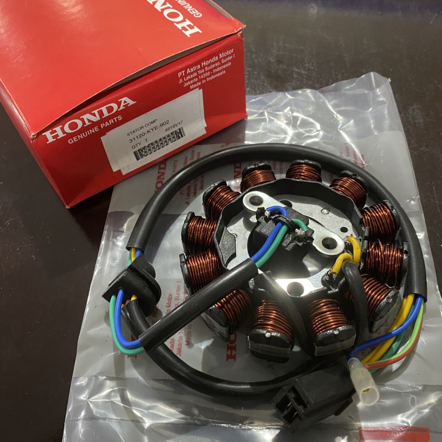 Jual Spull Stator Assy Honda Motor Megapro Mega Pro New Baru Monoshock Mono Shock Karbu ...