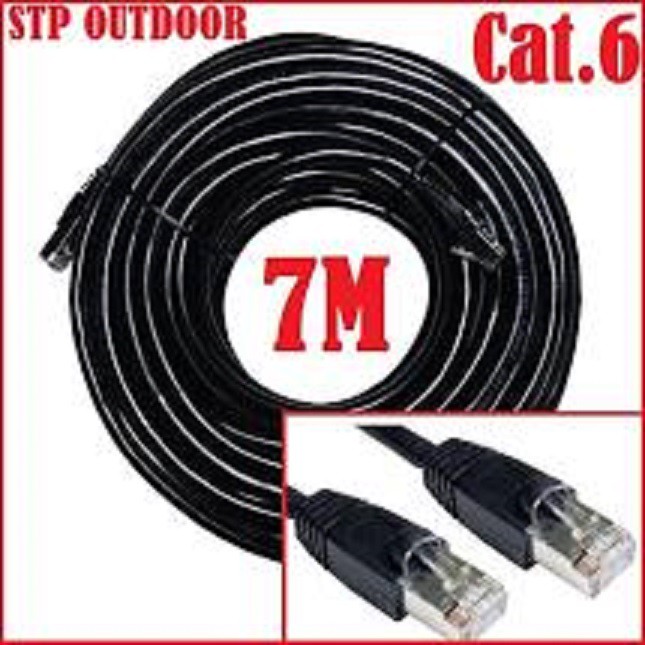 Jual Kabel LAN OUTDOOR STP CAT6 7Meter FTP 7M Outdoor 7 Meter | Shopee Indonesia