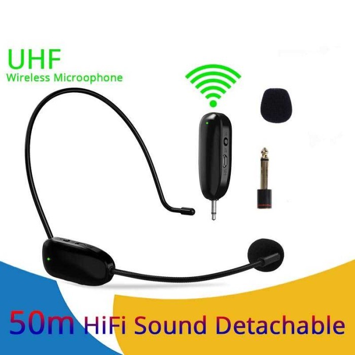 Jual Mikrofon Mic Bando Wireless 2.4GHz Presentasi Tour Guide Imam ...