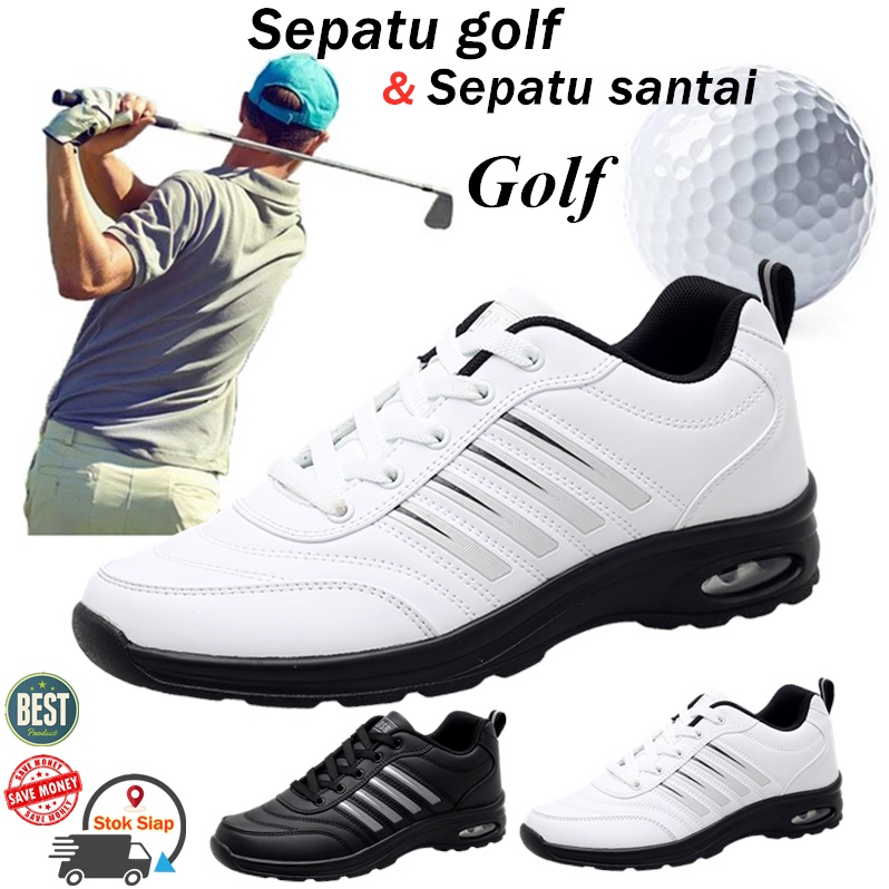 Jual Sepatu Golf Pria Kualitas Tinggi Sepatu Kasual Ringan Bernapas ...
