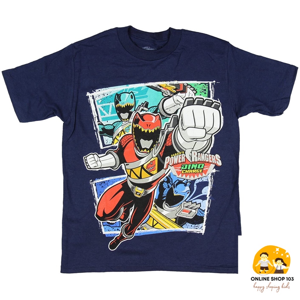 Jual Baju Anak Power Rangers Little Boys Red Ranger Dino-Charge Short ...