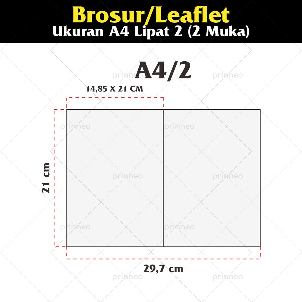 Jual Cetak Brosur Berbagai Ukuran, Leaflet, Flayer (Gratis Desain ...