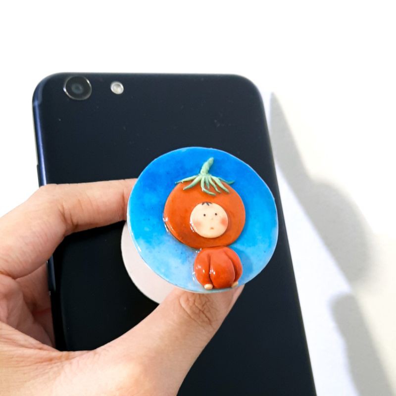 Jual Popsocket anime polymer clay 3d - Tomato | Shopee Indonesia
