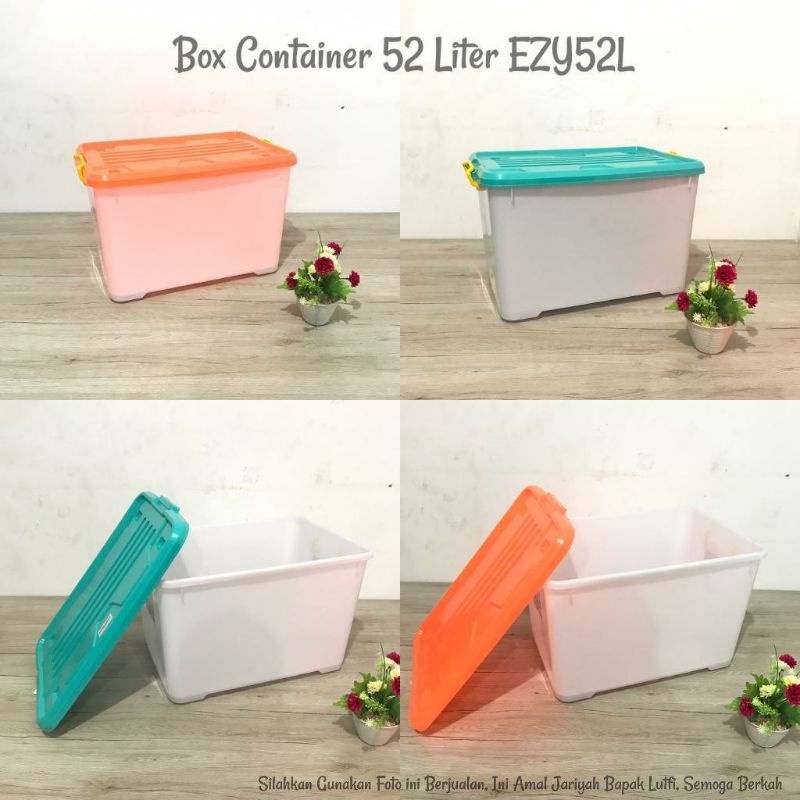 Jual Box container EZY 52 Liter | Shopee Indonesia