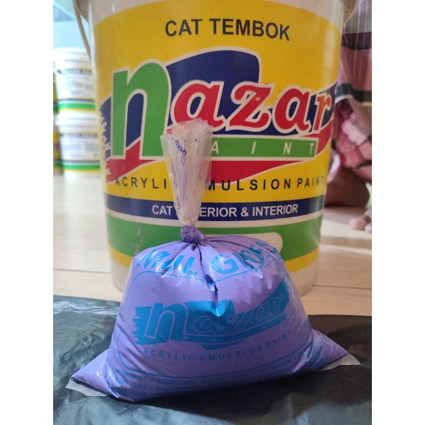 Jual CAT TEMBOK NAZAR PAINT CAT EXTERIOR & INTERIOR ORIGINAL | Shopee ...